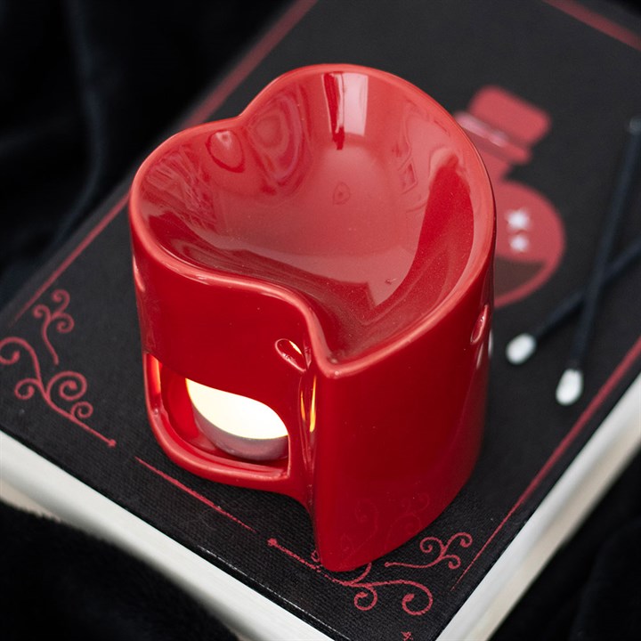 Red Heart Wax & Oil Burner – Candlestore.be